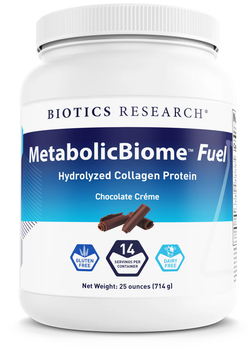 MetabolicBiome Fuel Hydrolyzed Chocolate Collagen Protein 25 oz - BR ...